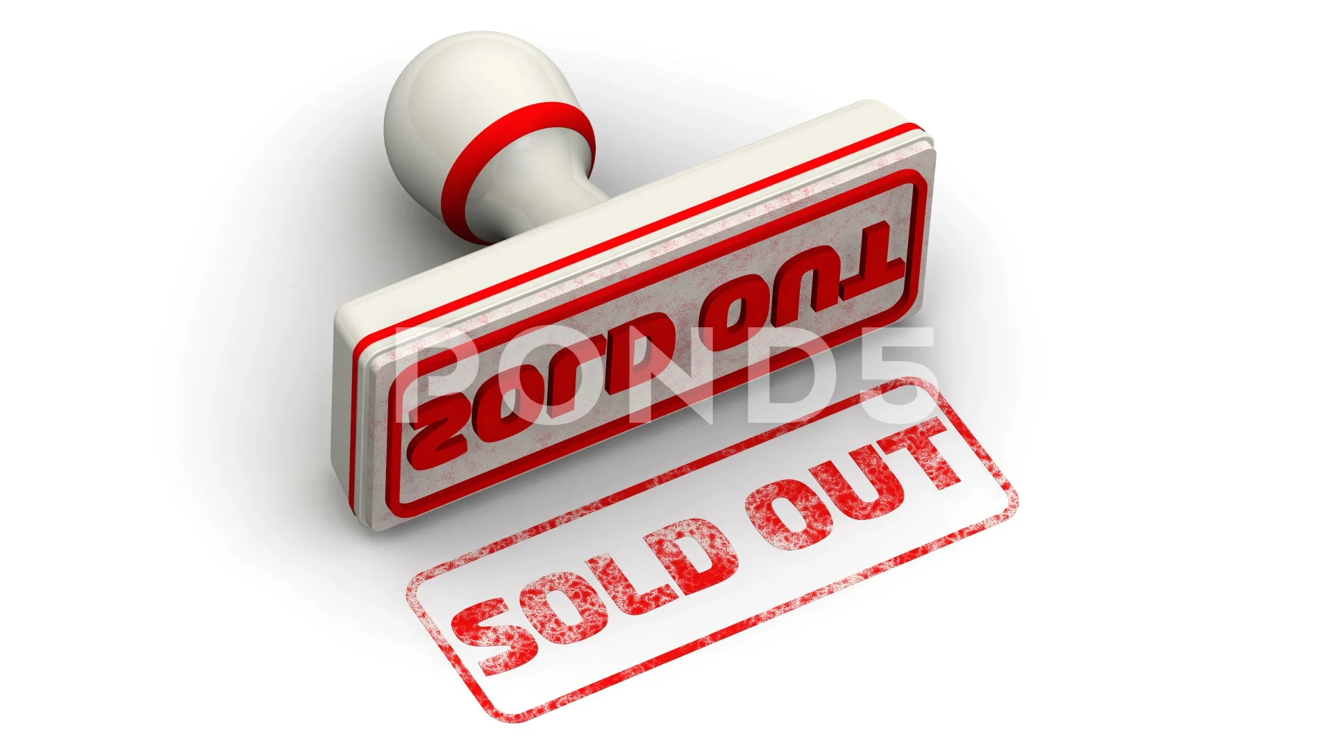 Sold Out Stamp