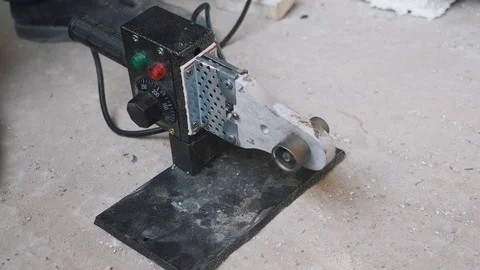 Soldering iron with white smoke after so... | Stock Video | Pond5