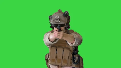 Green Screen Soldier Shooting Stock Videos – Royalty-Free HD & 4K ...