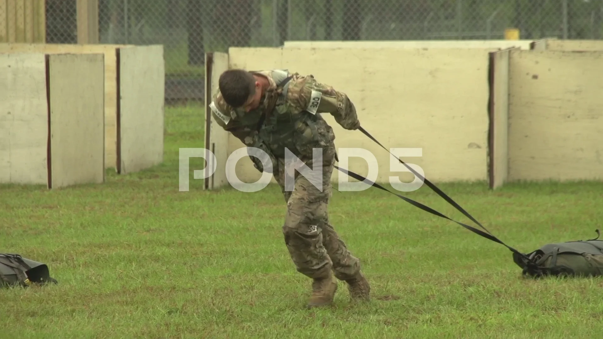 Out Of Combat Soldier Dragging Soldier Israel Lebanon Border