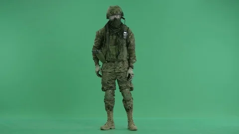 Green Screen Soldier Stock Videos – Royalty-Free HD & 4K Videos | Pond5