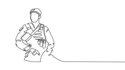 Soldier Drawaing Stock Videos – Royalty-Free HD & 4K Videos | Pond5