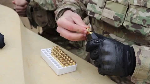 Loading Handgun Stock Video Footage | Royalty Free Loading Handgun ...