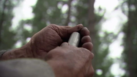 Soldier loading a musket rifle during Ci... | Stock Video | Pond5
