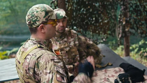 Soldier Commander Stock Footage ~ Royalty Free Stock Videos | Pond5