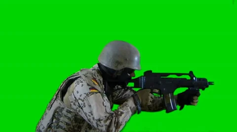 Green Screen Soldier Stock Footage ~ Royalty Free Stock Videos | Pond5