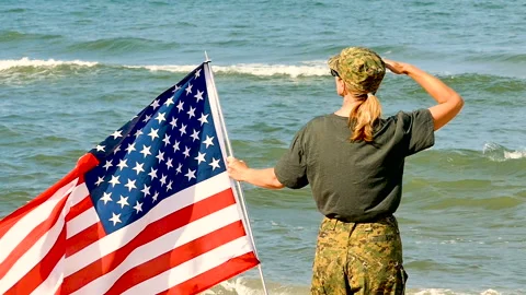 Soldier Salute Flag Stock Video Footage | Royalty Free Soldier Salute ...