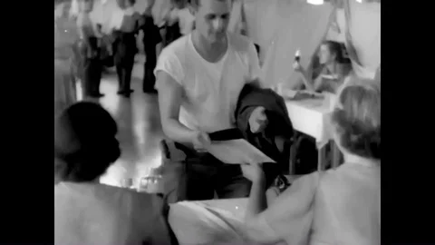 Soldiers get their blood type tested in ... | Stock Video | Pond5