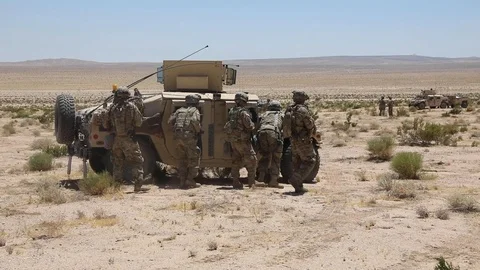 Humvee Desert Stock Footage ~ Royalty Free Stock Videos | Pond5