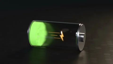 solid state battery cell charging model | Stock Video | Pond5
