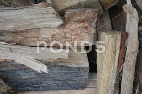 Photograph: Solid wood and processed lumber surface textures #119931337