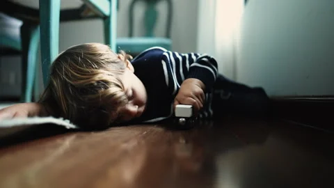 Solo Playtime at Home: Little Boy Immers... | Stock Video | Pond5