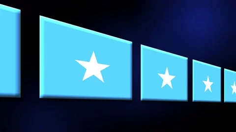 Somalia Flag Animated Background 3d Anim... | Stock Video | Pond5