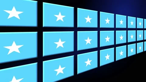 Somalia Flag Animated Background 3d Anim... | Stock Video | Pond5