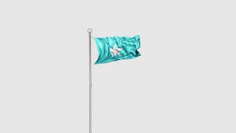Somalia Flag Pole Animation Include A... | Stock Video | Pond5