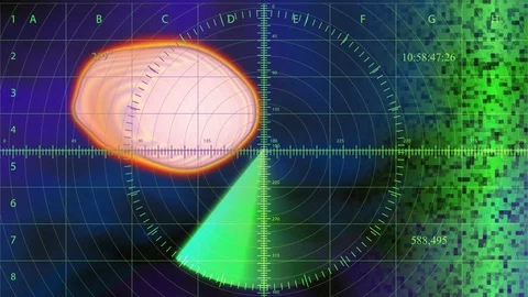 Sonar of Flying through Deep Space Inca... | Stock Video | Pond5