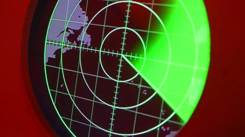 Sonar Screen For Submarine And Ship in 4... | Stock Video | Pond5