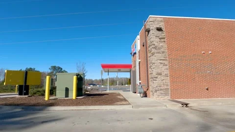 Sonic fast food drive up restaurant side... | Stock Video | Pond5