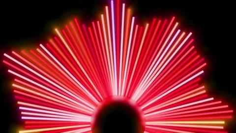 Sound graphic equalizer flashing lights,... | Stock Video | Pond5
