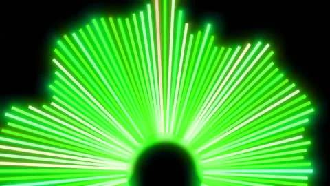 Sound graphic equalizer flashing lights,... | Stock Video | Pond5