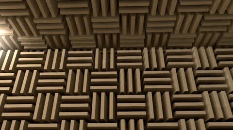 Sound proof room, anechoic chamber. | Stock Video | Pond5