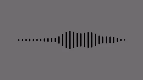 Sound wave Animation on Black Background... | Stock Video | Pond5