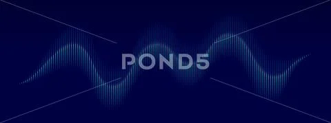 Sound wave background. Vector music frequency bar. Abstract audio sound ...