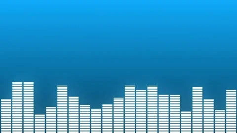 Sound Wave Effect, Audio Equalizer Backg... | Stock Video | Pond5