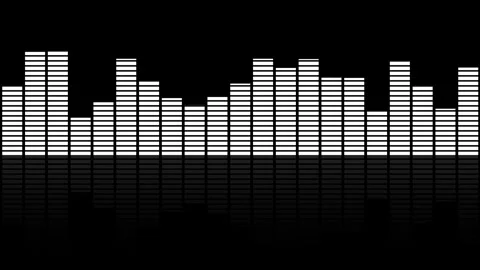 Sound Wave Effect, Audio Equalizer Backg... | Stock Video | Pond5