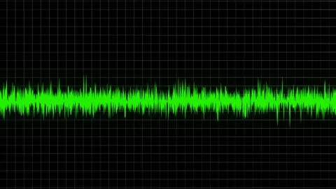 Sound wave or graph on a device or detec... | Stock Video | Pond5