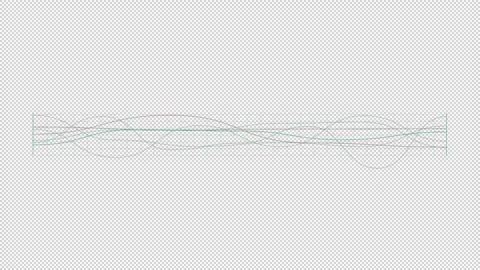 Sound wave spectrum animation in sci-fi ... | Stock Video | Pond5