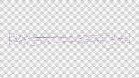 Sound wave spectrum HUD element animatio... | Stock Video | Pond5