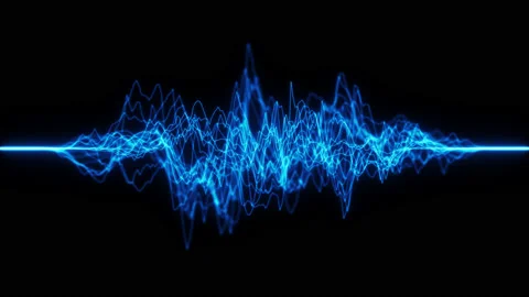 Sound Waves Frequency, 4k Futuristic Loo... | Stock Video | Pond5