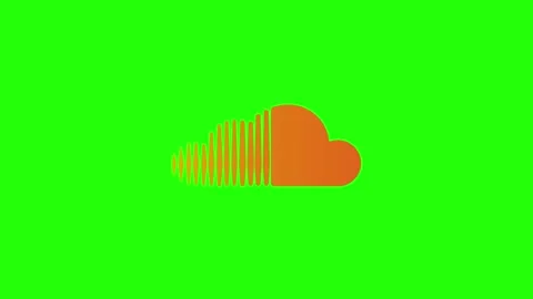 SoundCloud logo picture on a green backg... | Stock Video | Pond5