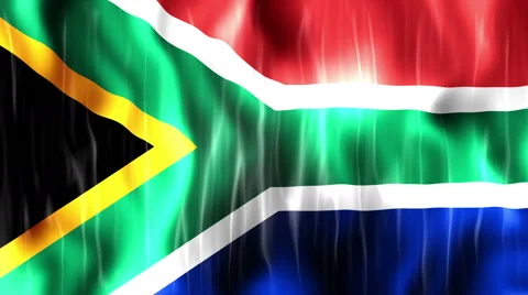 South Africa Flag Animated Background | Stock Video | Pond5