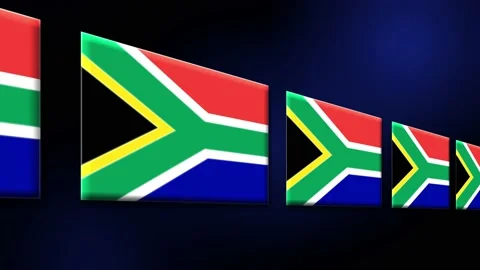 South Africa Flag Animated Background 3d... | Stock Video | Pond5