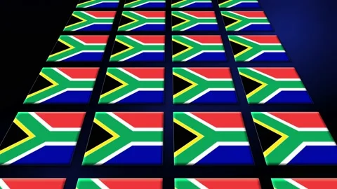 South Africa Flag Animated Background 3d... | Stock Video | Pond5