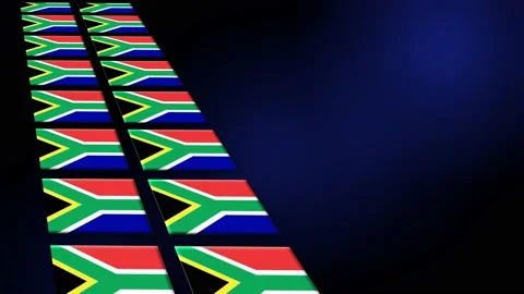South Africa Flag Animated Background 3d... | Stock Video | Pond5