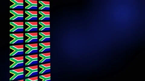 South Africa Flag Animated Background 3d... | Stock Video | Pond5