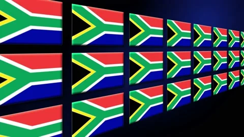South Africa Flag Animated Background 3d... | Stock Video | Pond5