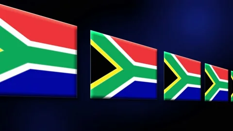South Africa Flag Animated Background 3d... | Stock Video | Pond5