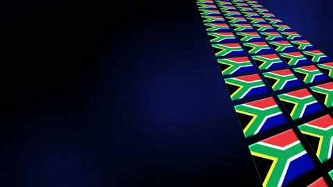 South Africa Flag Animated Background 3d... | Stock Video | Pond5
