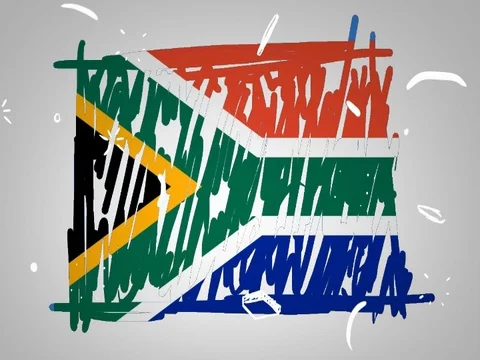 South Africa - Hand drawn - Animation - ... | Stock Video | Pond5