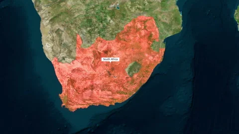 Zoom Map To Africa Stock Video Footage | Royalty Free Zoom Map To ...