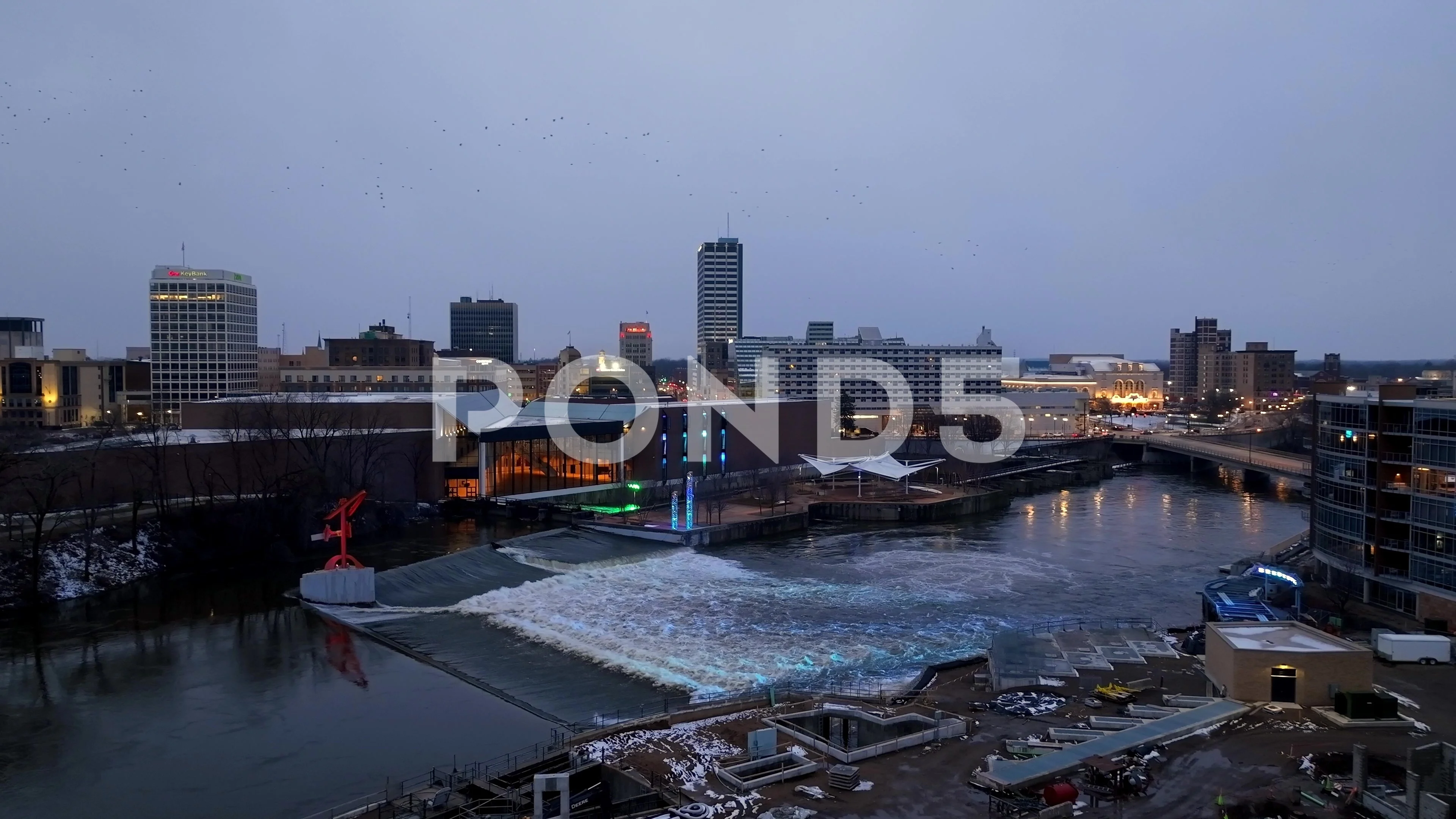 South Bend Indiana Skyline South Bend Royalty Free Images, Stock
