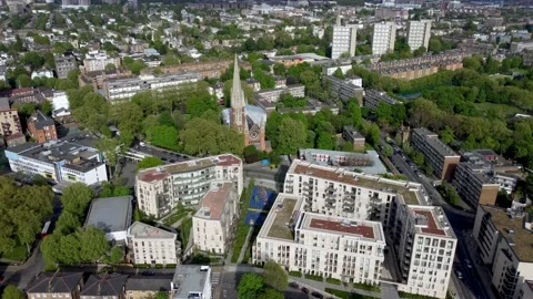 South Kilburn redevelopment, Brent Counc... | Stock Video | Pond5