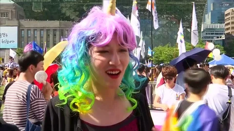 Pride Parade Korea Stock Videos – Royalty-Free HD & 4K Videos