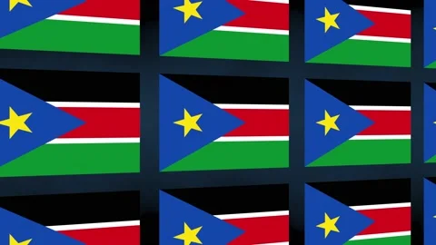 South Sudan Flag animation 3d, National ... | Stock Video | Pond5