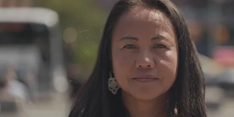 Southeast Asian woman serious angry sad ... | Stock Video | Pond5