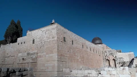 Southern Steps of the Temple in Jerusale... | Stock Video | Pond5
